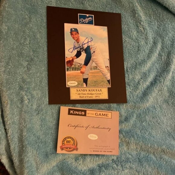 Undefined | Other | Sandy Koufax Signed Picture Photograph Autographed ...
